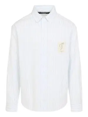 Jacquemus Cotton Jacquard Shirt - Blue