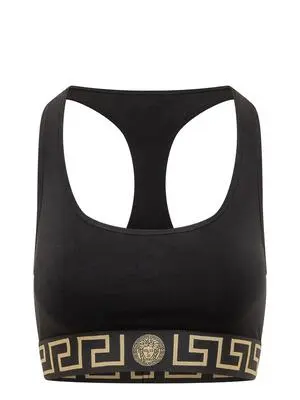 Versace Elegant Stretch Bra - Black