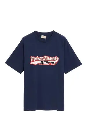 AUTRY Maison Kitsuné Classic T-shirt - Blue