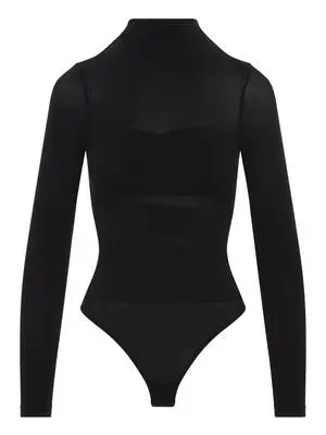 Wolford Infinite Wrap String Bodysuit - Black