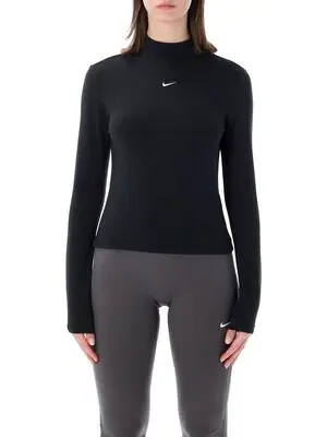 Nike Chill Knit High Neck Long Sleeve T-shirt - Nero