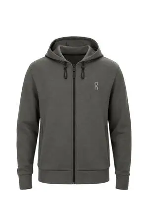 On Focus Tech Zip Hoodie - Shadow