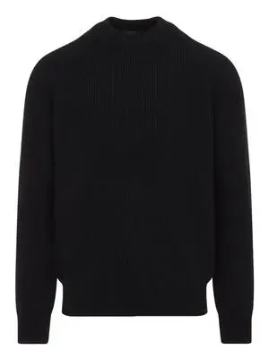 Brioni Cashmere Blend Pullover - Black