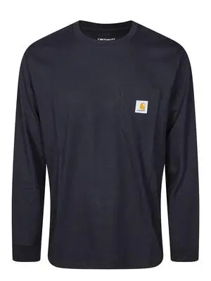 Carhartt Long Sleeve Pocket T-shirt - Nero