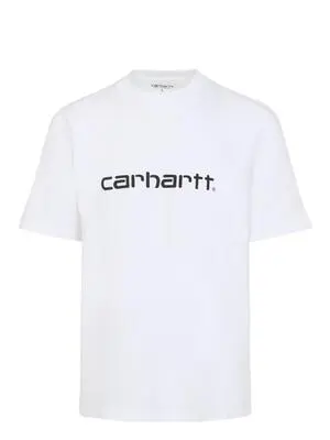 Carhartt Work In Progress Script T-shirt S/s - White