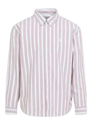 Carhartt Work In Progress Long Sleeve Deven Shirt - Red