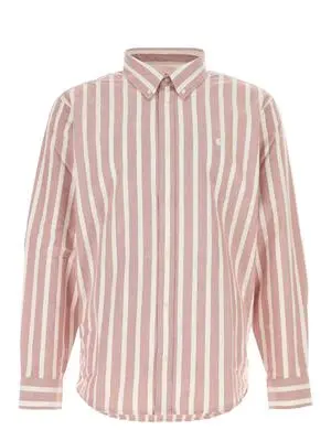 Carhartt Work In Progress Embroidered Oxford Long-sleeve Deven Shirt - Stripped