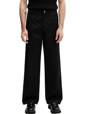Carhartt Work In Progress Harold Paint-n-t Work Trousers - Blackrigid
