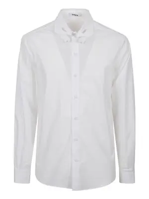 Vivetta Vivetta Classic Collared Shirt With Embroidered Detail Optical White