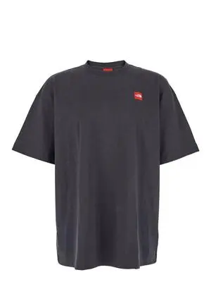 The North Face Red Box Short Sleeve Tee - Obsidian