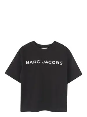 Marc Jacobs Mini Embossed Logo Short Sleeve T-shirt - Black