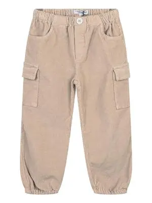L'ORSOBRUNO Corduroy Cargo Pants - Ecru