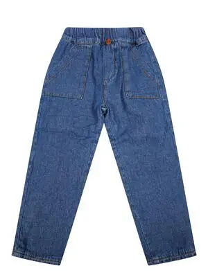 1+IN THE FAMILY 1+in The Family Mini Classic Jeans With Unique Cuff Detail