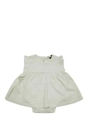 1+IN THE FAMILY Mini Bodysuit With Stripes - Verde