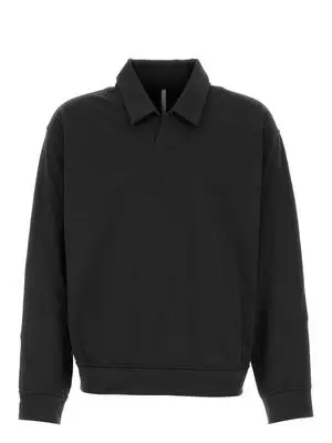 Veilance Consola Polo Shirt In 100% Polyester - Black