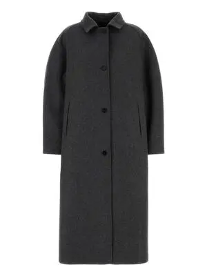 JIL SANDER Wool-blend Jacket - Grey