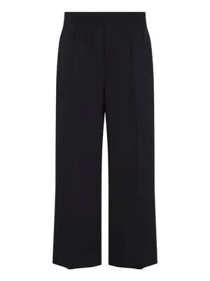 Jacquemus Miami Linen-blend Regular Straight-leg Pants - Black