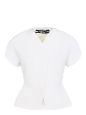 Jacquemus Ovalo Jacket - White