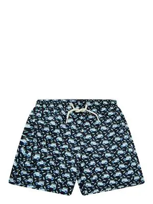 MC2 SAINT BARTH Lighting Dollar Car" Print Swim Shorts - Nero