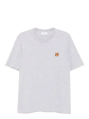 Maison Kitsuné Fox Oversized Regular T-shirt - Lightgrey