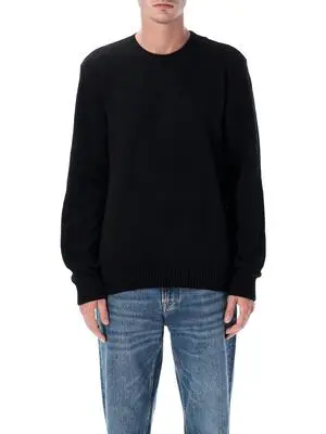 Colorful Standard Refined Recycled Merino Wool Classic Crewneck Sweater - Black