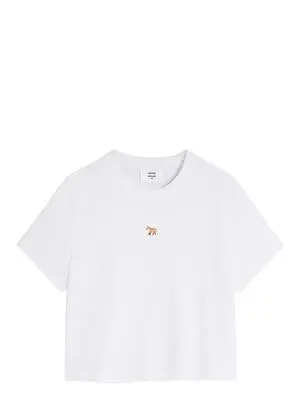 Maison Kitsuné Cotton T-shirt For - White