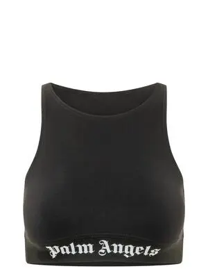 Palm Angels Classic Logo Sport Top - Black