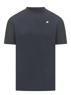 K-WAY Mini T-shirt With Logo - Blue Depth