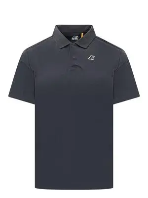 K-WAY Essential Sleeveless Polo - Blue Depth