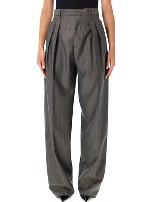BOTTEGA VENETA BOTTEGA VENETA High-Waist Pleated Wide-Leg Trousers