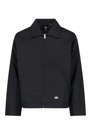 Dickies Zip Up Work Jacket - Black