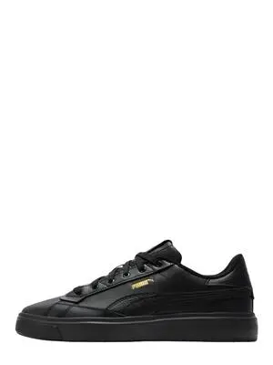 PUMA Lajla Leather Sneakers - Black