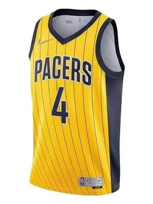 Nike Nike X NBA Indiana Pacers Jersey '4' Yellow