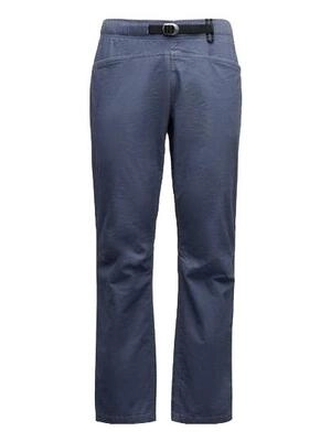BLACK DIAMOND Ethos Pants Organic Cotton Stretch With Belted Waist - Charcoal
