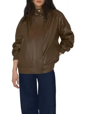 Soia & Kyo Miu Leather Jacket - Espresso