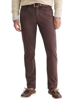 Vineyard Vines Vineyard Vines Sateen Stretch Five-Pocket Pants Chocolate Lab