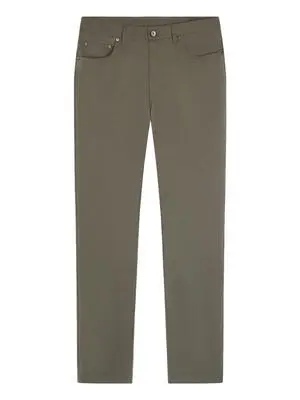 Bugatchi Travel Tech Five-pocket Pants - Olive