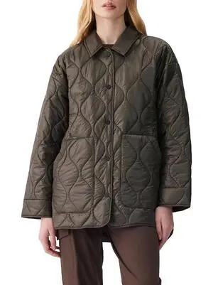 LOLE Cassandra Quilted Jacket - Olive
