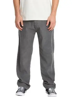 Quiksilver Saltwater Corduroy Relaxed Fit Pants - Iron Gate
