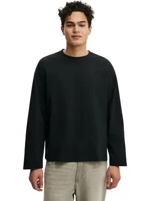 COTTON ON Regular Fit Long Sleeve Black