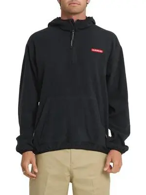 Quiksilver Ridge Runner Quarter Zip Hoodie - Anthracite