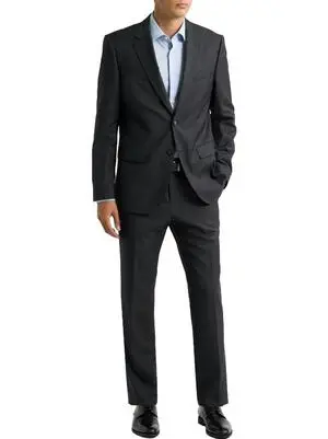 BOSS Huge Wool Suit Medium Grey