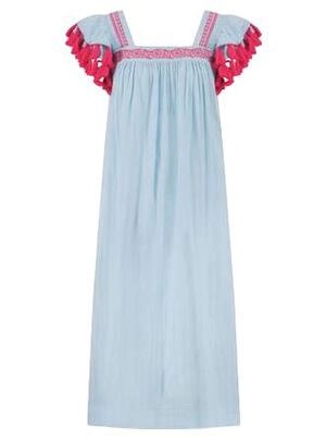 MER ST. BARTH Maxi Sandrine Dress - Blue
