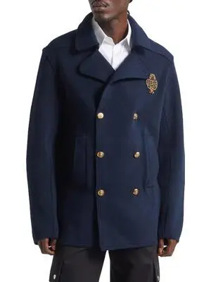 DOLCE & GABBANA Double Breasted Wool Sweater Jacket