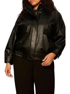Sanctuary Alana Faux Leather Jacket - Black