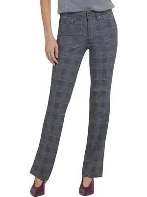 NYDJ Sculpt-her™ Marilyn Glen Plaid Straight Leg Ponte Pants - Phoebe Plaid