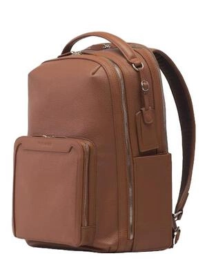 WOOL & OAK Wool & Oak Expandable Leather Travel Backpack Sand