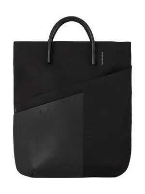 TROUBADOUR Arc Tote Backpack - Black