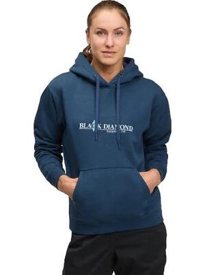 BLACK DIAMOND Heritage Wordmark Pullover Hoodie - Indigo
