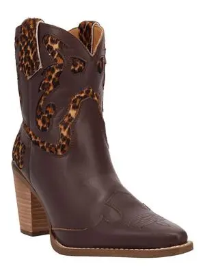DINGO Run Wild Animal Print Western Boots - Brown Leopard